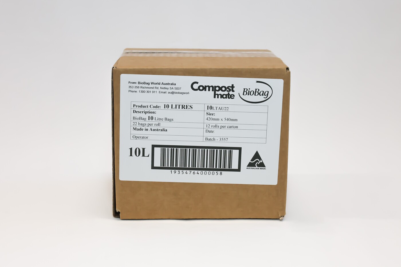 Compost Mate 10L Compostable Bin Liners | Only Australian Made & Owned